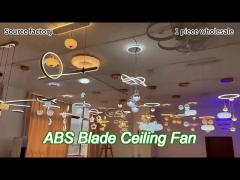 移動頭 インテリジェントホームデコ 360度回転する天井扇風機 暗くなるLEDライト