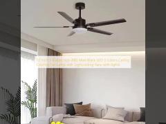 Luzes de Ventilador de Teto LED de 3 Cores Ventilador de Resfriamento para Resfriamento Eficaz