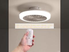 Energiebesparende dimbare LED-plafondventilator met moderne designstijl en LED-technologie