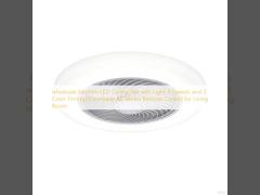 Ventilatore di soffitto a LED moderno con luce 3 velocità e 3 tempistiche a colori Dimmabile AC Motor telecomando per soggiorno