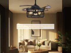 wholesale   Energy Saving Ceiling Fan Remote Control Industrial Style Ceiling Fans For Home