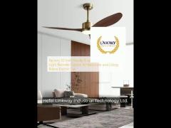 factory 52 inch nordic 6-speed ceiling fan with light remote control for bedroom and living room