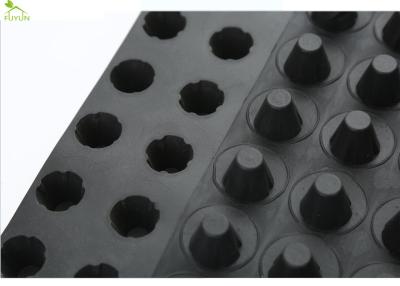 China Anticorrosieve Dimple Board For Waterproofing, pvc-de Kelderverdieping van de Afvoerkanaalraad Te koop