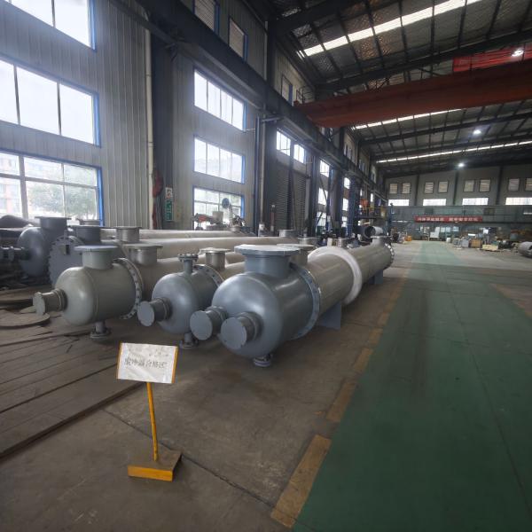 Quality Custom Corrosion Resistant Anodic Protection Heat Exchanger for Sulfuric Acid with Extended Longevity and Optimized Thermal Transmission Dry Acid Cooler for sale