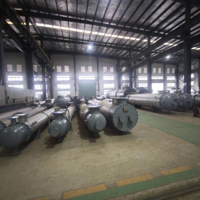 China Corrosion Resistant Dry Acid Cooler Anodically Protected Shell And Tube for sale