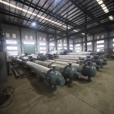 China Anode Protection Sulfuric Acid Cooler With Anodic Protection For Corrosion Suppression for sale