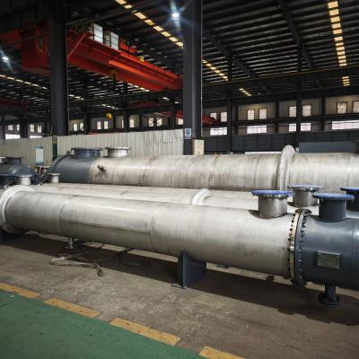 China Anode Protection Sulfuric Acid Cooler with Anodic Protection, Corrosion Resistant Design, and Heat Recovery Capability Dry Acid Cooler for sale
