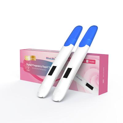中国 家の尿25mIU/ML HCGの妊娠のストリップ テスト診断プラスチック キット 販売のため