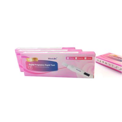 Cina ISO13485 prova medica Kit By Lay Person di prova d'autoverifica rapido di Hcg di punto di gravidanza uno in vendita