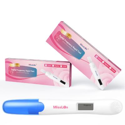 Cina Test di gravidanza dell'urina di FDA 510k Digital con il bastone rapido del test di gravidanza di Digital di risultato in vendita