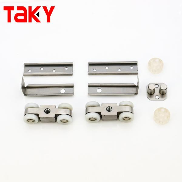 Quality Furniture Hardware Hang Roller with Sliver Hanging Wheel Hanger Furniture Door for sale
