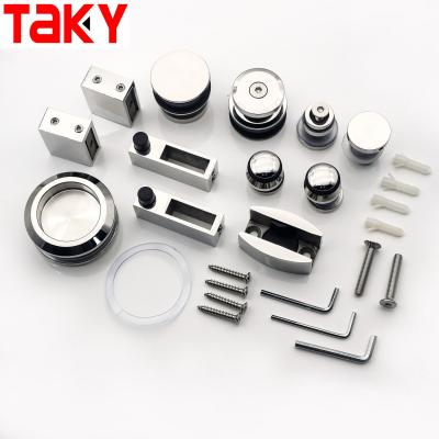 Китай Зеркальная отделка Сдвижная стеклянная дверь оборудование для душевой двери продается