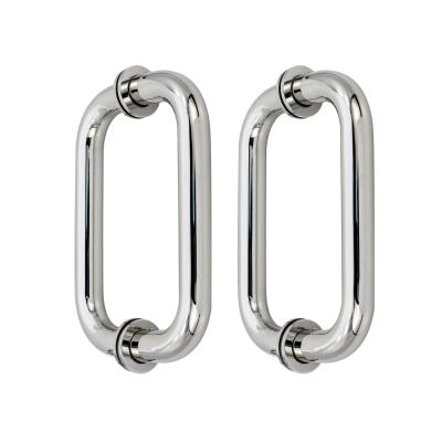 중국 스테인레스 스틸 쌍면 유리 튀기 샤워 문 손잡이 판매용