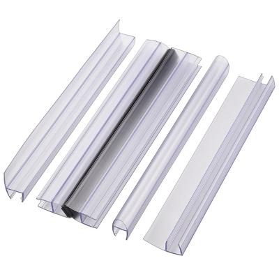 China Modern Design Style Hotel Frameless Shower Door Bottom Seal for Water Barrier Creation for sale