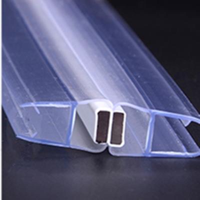 Cina Moderno design 8-12mm trasparente PVC sigilli idrici Strip per lo schermo doccia funzione di sollevamento lungo in vendita