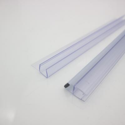 Cina Moderno design 8-12mm trasparente PVC sigilli idrici Strip per lo schermo doccia funzione di sollevamento lungo in vendita
