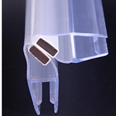Cina Moderno design 8-12mm trasparente PVC sigilli idrici Strip per lo schermo doccia funzione di sollevamento lungo in vendita