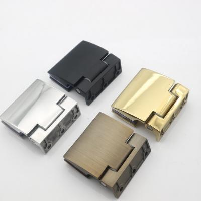 China Upgrade Your Bathroom with 835g Heavy Duty Glass to Glass Shower Door Hinge 4 Colors for sale
