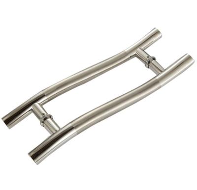 China Modern Design Shower Door Pull Handle with 600*500*32MM/800*500*38MM Stainless Steel for sale
