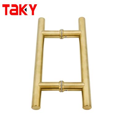 중국 TK-H003 슬라이버 마무리 및 고급 사틴 / 닦은 디자인과 함께 고급 강철 문 손잡이 판매용