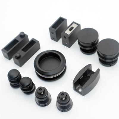 Cina 48mm Ruota oro doccia Roller porta pesante vetro scorrevole sistema hardware kit stile americano in vendita