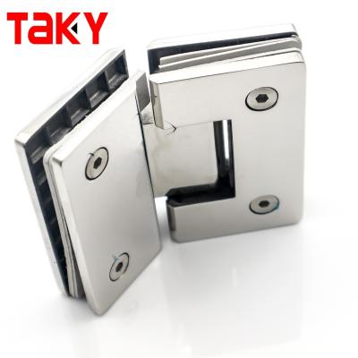 中国 135 度シャワースクリーン ヒンジ 方形ガラスデザインと自動閉じる機能 販売のため