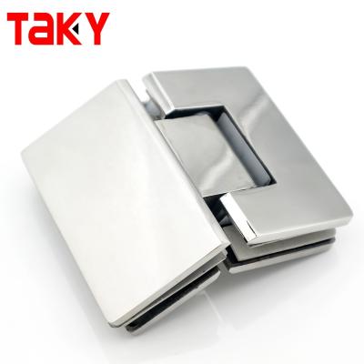 中国 135 度シャワースクリーン ヒンジ 方形ガラスデザインと自動閉じる機能 販売のため