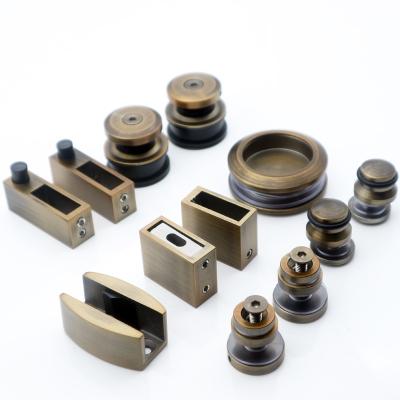 China Effortlessly Slide Your Shower Door with Our Elegant Stainless Steel Sliding Hardware for sale