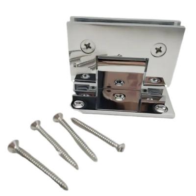 中国 固形ブラスオフセット バスルーム ガラスドア クランプ シャワールーム ハンジング 固定 10-12mm ガラス 販売のため