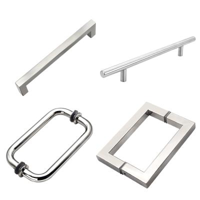 중국 스테인레스 스틸 닦은 유리 문 손잡이 당신의 요구 사항에 대 한 인기있는 디자인 판매용