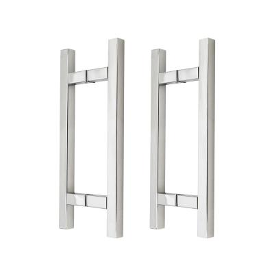 Cina Stile di design cinese CP Finish Commerciale H Maniglia per doccia scorrevole senza telaio Maniglie di porta in vetro in vendita