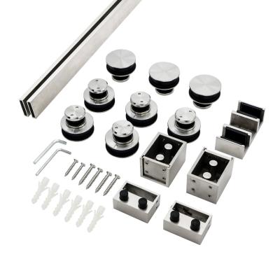 中国 SSS/PSS モダン スライジング シャワー ドア スクウェア ダブル トラック 販売のため