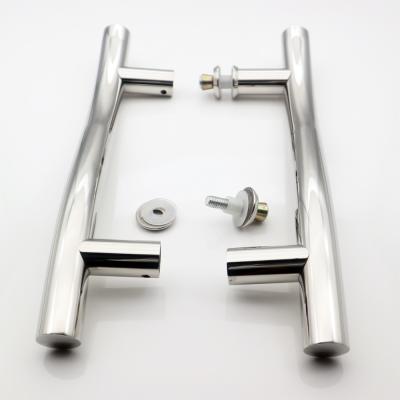 중국 SS304 현대 디자인 스테인레스 스틸 싱글 유리 문 인테리어 문 당기는 손잡이 판매용