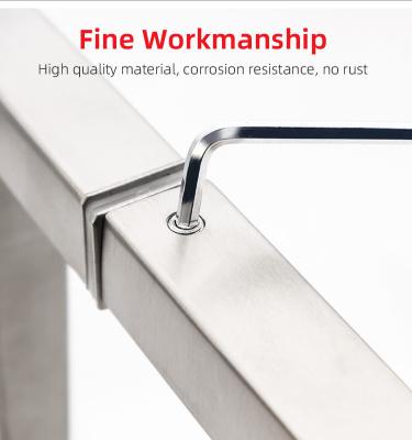 중국 현대 디자인 스테인레스 글래스 문 손잡이 판매용