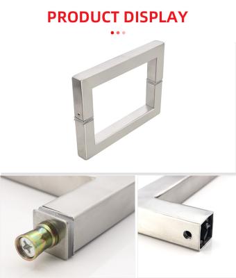 중국 현대 디자인 스테인레스 글래스 문 손잡이 판매용