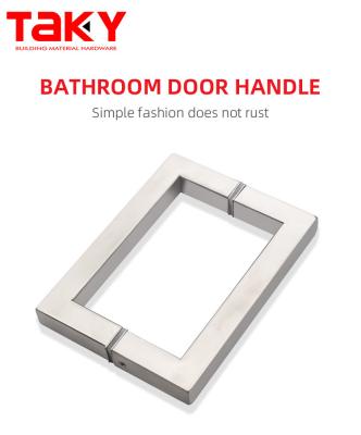 중국 현대 디자인 스테인레스 글래스 문 손잡이 판매용