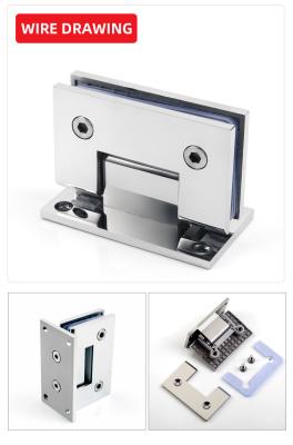 China 560g Chrome Plated Wall to Glass Hinge Sliding Shower Door Hinge for 8-12mm Glass for sale