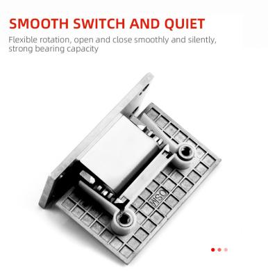 China 560g Chrome Plated Wall to Glass Hinge Sliding Shower Door Hinge for 8-12mm Glass for sale