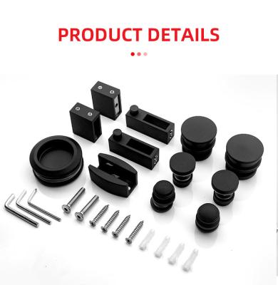 Cina 48mm Ruota oro doccia Roller porta pesante vetro scorrevole sistema hardware kit stile americano in vendita