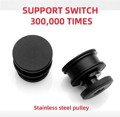 Cina 48mm Ruota oro doccia Roller porta pesante vetro scorrevole sistema hardware kit stile americano in vendita