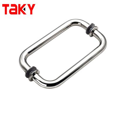 중국 커스터마이징 평면 유리 문 이면 유리 문 당기는 손잡이 판매용