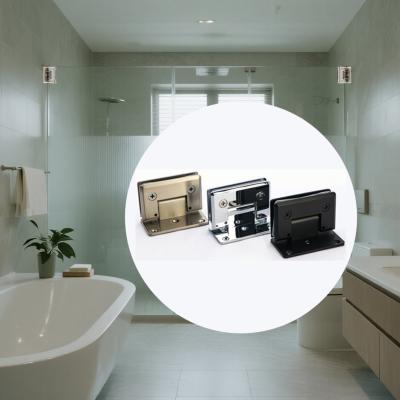 中国 バスルームステンレス鋼サンディングガラスドアヒンジ 90度 壁からガラスドアヒンジ 販売のため