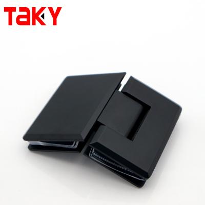 China 135 Degree Beveled Edge Glass Shower Hinge Stainless Steel 304 for 8-12mm Glass Shower Door Hinge for sale