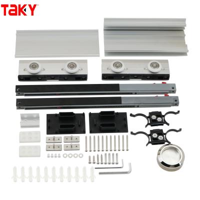 China Easy Installation Aluminum Track Sliding Door System Shower Doors Sliding Door Hardware for sale