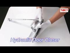 heavy duty aluminum automatic door closer ferme porte automatique with silver printing