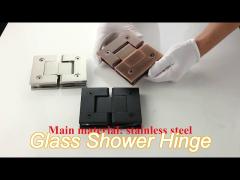 morden style solid 180 degree brushed shower room glass door hinge