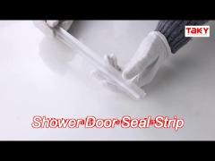 clear pvc shower door seal strip 10mm transparent black