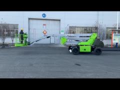 80 Foot Articulating Boom Lift Platform 24.2m Tire Size 36X14-20 Machine 15000Kg AWP