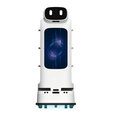 China Commercial Grade Autonomous Delivery Robot Auto Recharge 40kg Payload 4G/5G/Wi-Fi for Retail Supermarkets for sale