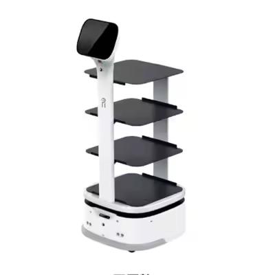 China Intelligent Commercial Robot Food Delivery Dish Collection Humanoid Security Robot for Hotel Restaurant Catering for sale